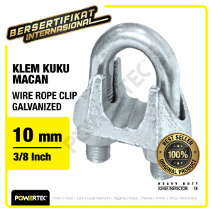 Temukan Beragam Ukuran Klem Sling / Wire Rope Clip Promo Murah