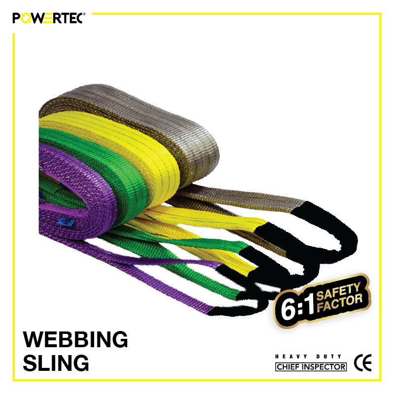 Jual Webbing Sling Bersertifikat Harga Murah - Powertec